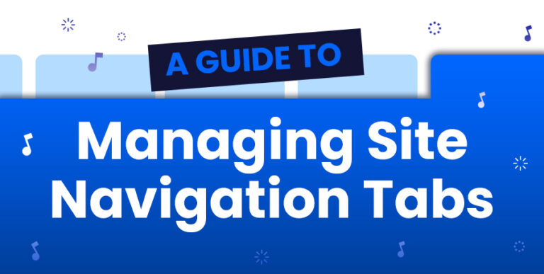 A Guide to Managing Site Navigation Tabs - SourceAudio SourceAudio